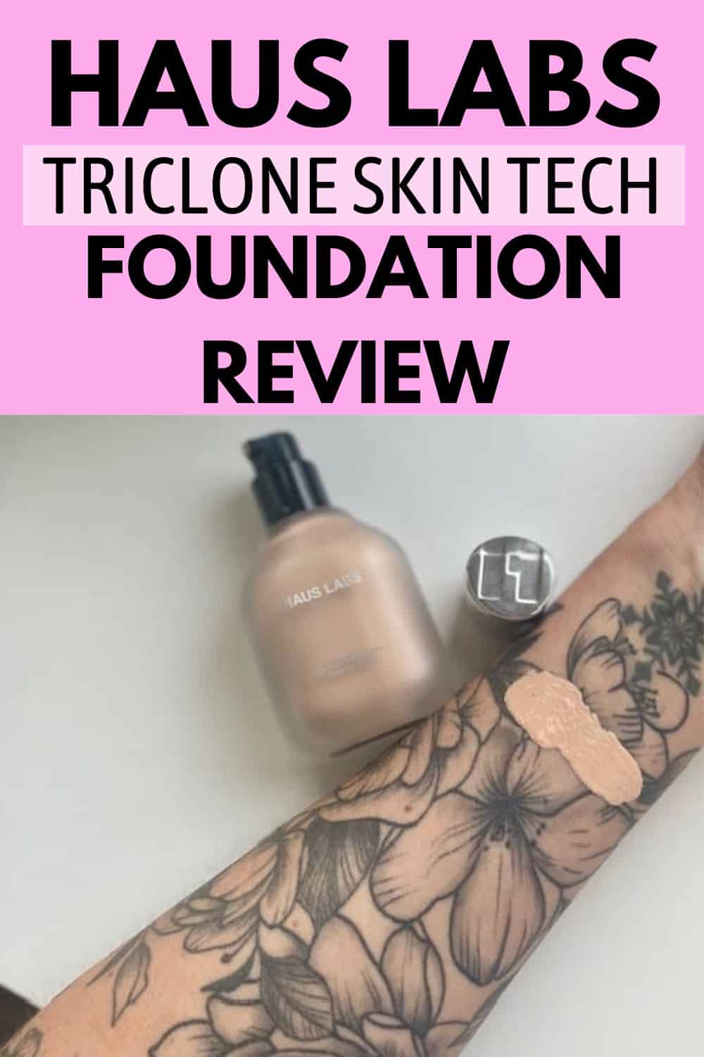The Ultimate Haus Labs Foundation Review - Aging Oily Skin ...
