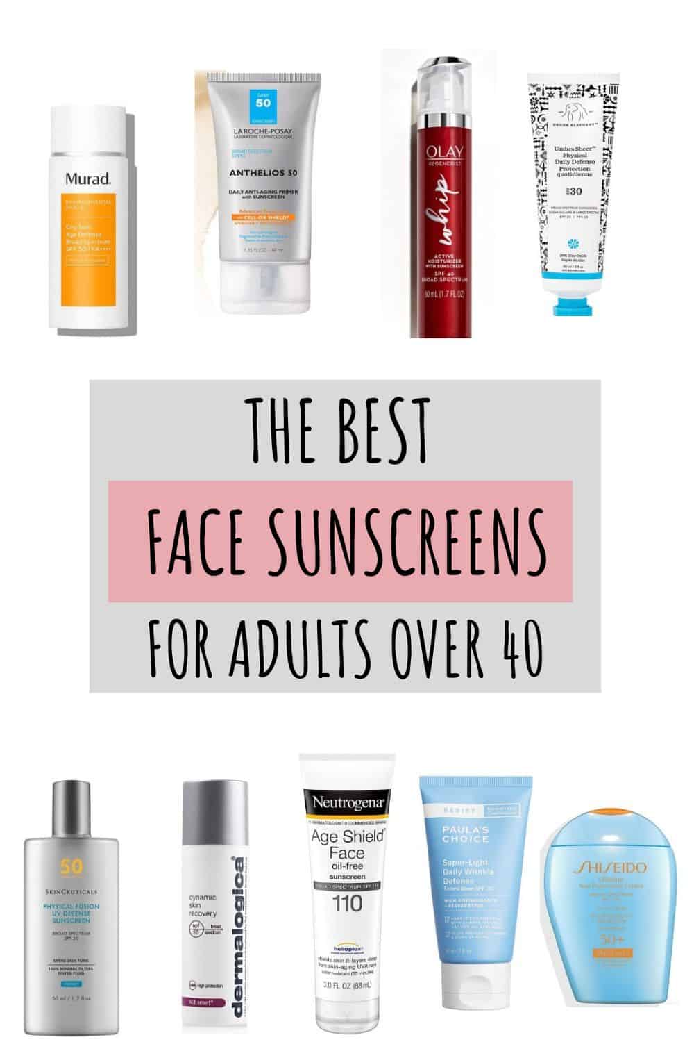 15 Best Face SPF Sunscreens for Adults Over 40 - wizardingbeauty.com
